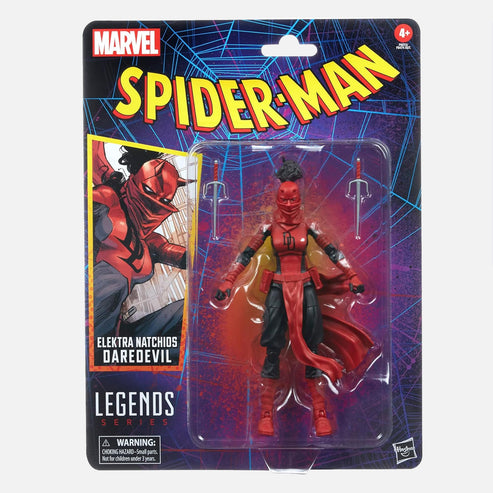 Marvel Hasbro Legends Series Elektra Natchios Daredevil 6 Inch Action ...
