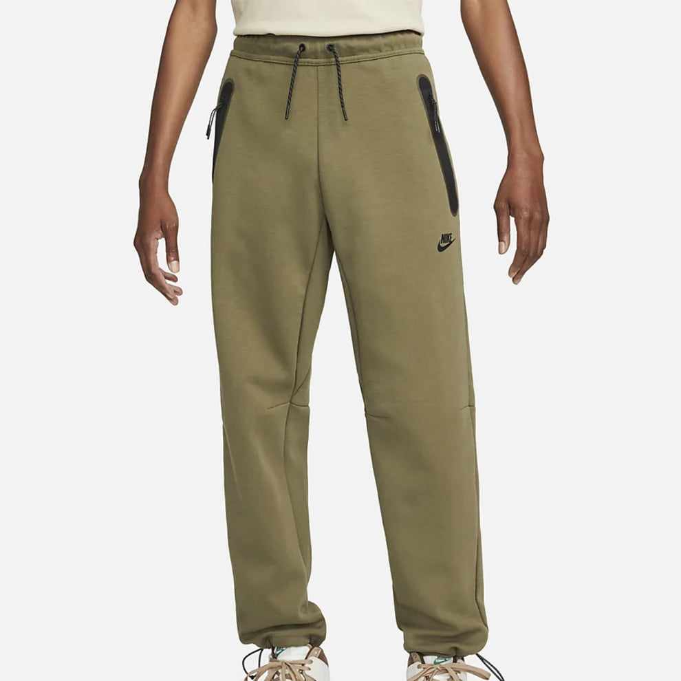 Men's Nike Tech Fleece Engineered Tracksuit Bottoms - Khaki - THE ...