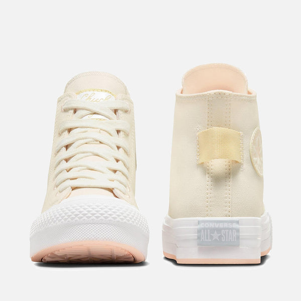 Older Kid's Converse Chuck Taylor Lift Hi Cream – THE SNEAKER OUTLET