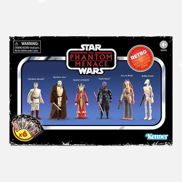 Star Wars Retro Collection The Phantom Menace Action Figures 3 75 Inch