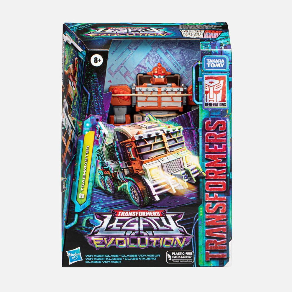 Transformers Legacy Evolution Voyager Class Trashmaster Converting Act ...
