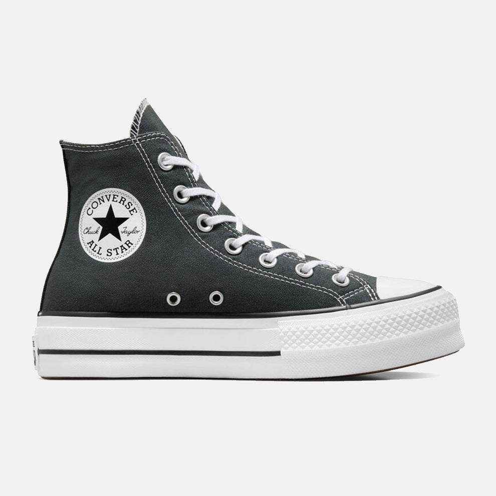 Women's Converse Chuck Taylor Lift Hi Lift Charcoal – THE SNEAKER OUTLET